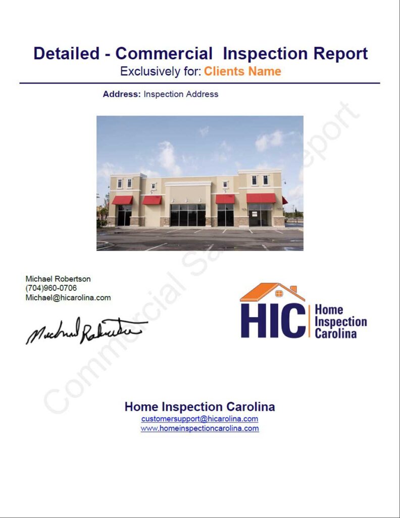 Our Services - Commercial Inspections